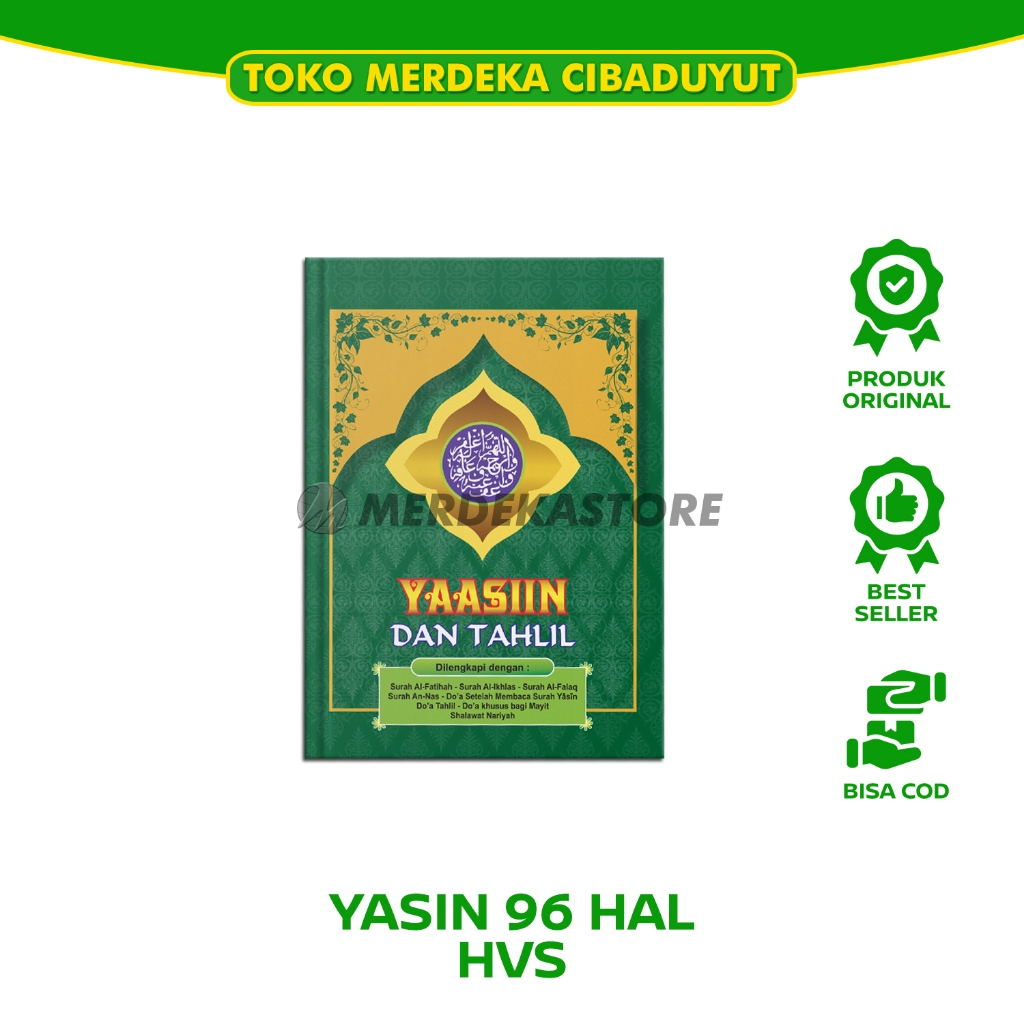 Jual Buku Yasin dan Tahlil 96 HVS | Surat/Surah Yaasin/Yasiin Lengkap ...
