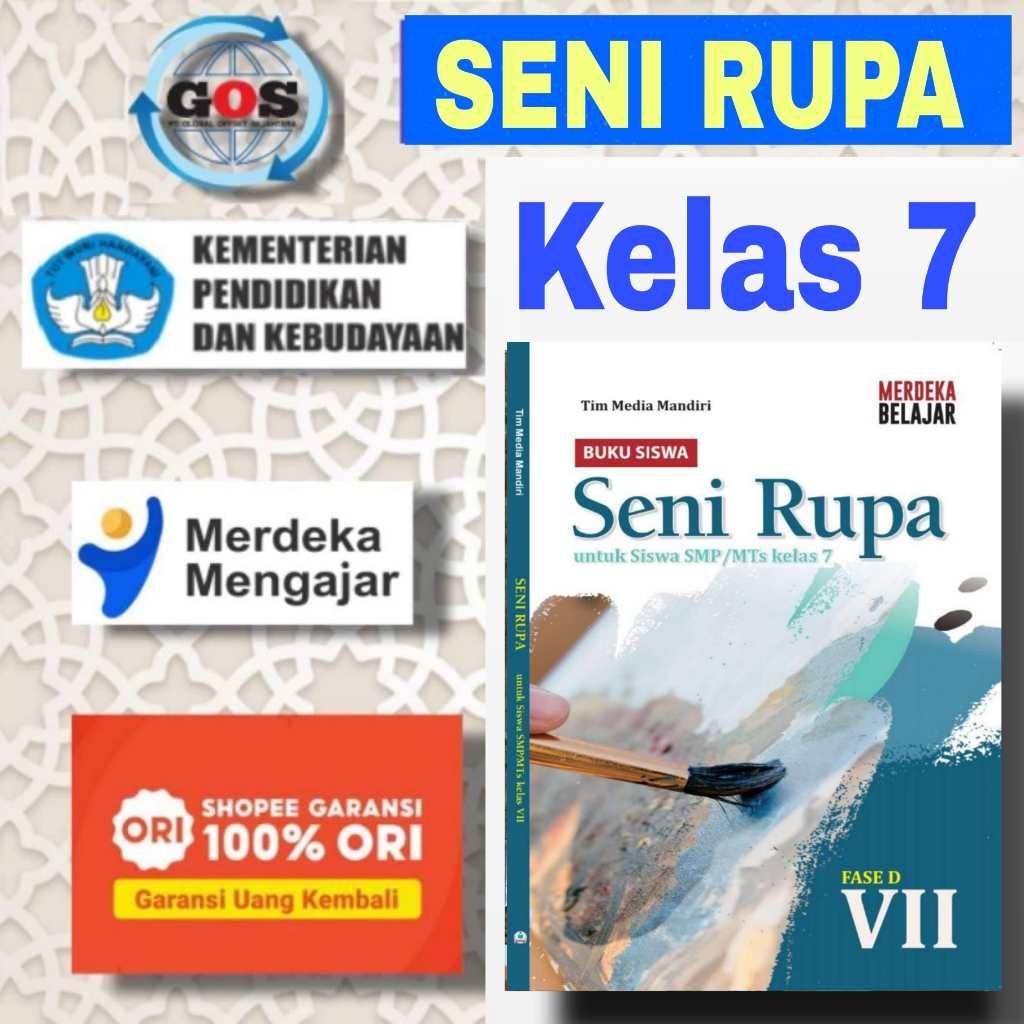 Jual BUKU SENI RUPA KELAS 7 KURIKULUM MERDEKA - SMP Kelas VII Kurikulum Merdeka (Seni Rupa CV ...
