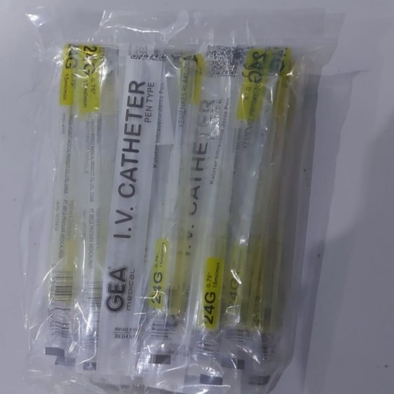 Jual Abbocath 24 G GEA IV Cath Canula Pen Satuan pcs | Shopee Indonesia