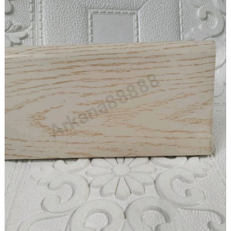 Jual plin PVC / plint pvc / list plank pvc isi 2.4 meter | Shopee Indonesia