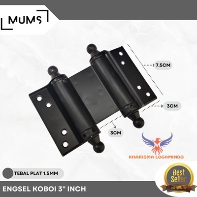 Jual Khrsma JKT - Engsel Koboi koboy 4" inch / Engsel Pintu dua arah ...