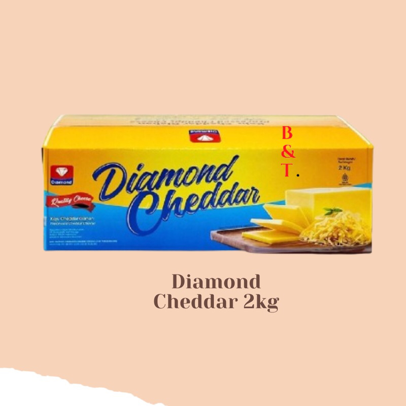 Jual Diamond Cheddar Cheese 2kg | Shopee Indonesia