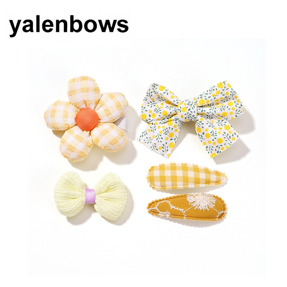 Jual 5 Pcs/set Mini Bayi Klip Rambut Lucu Bunga Busur Kelinci Putri ...