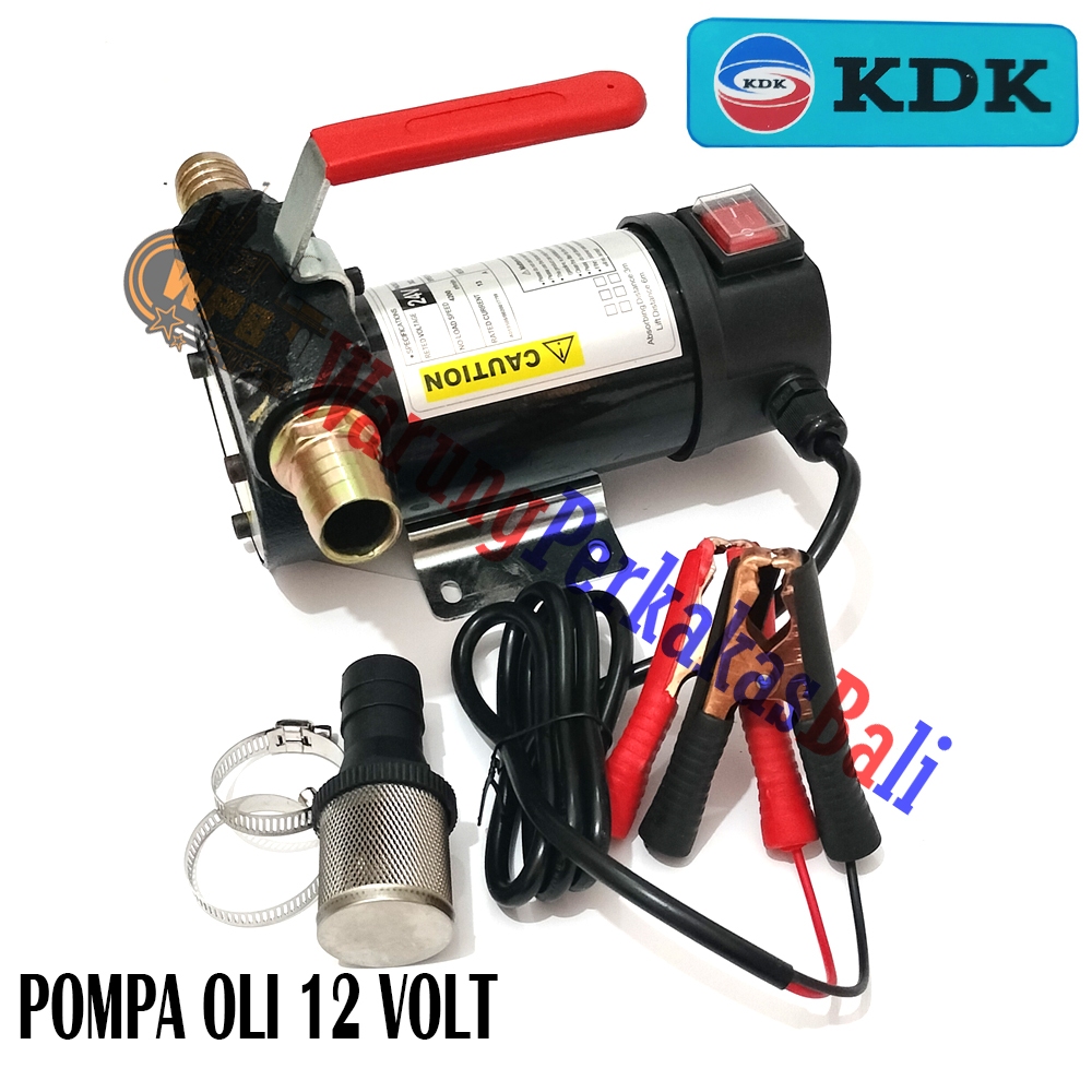 Jual KDK Oil Pump 12 Volt - 24 Volt Electric Pump Alat Sedot Pompa Oli ...