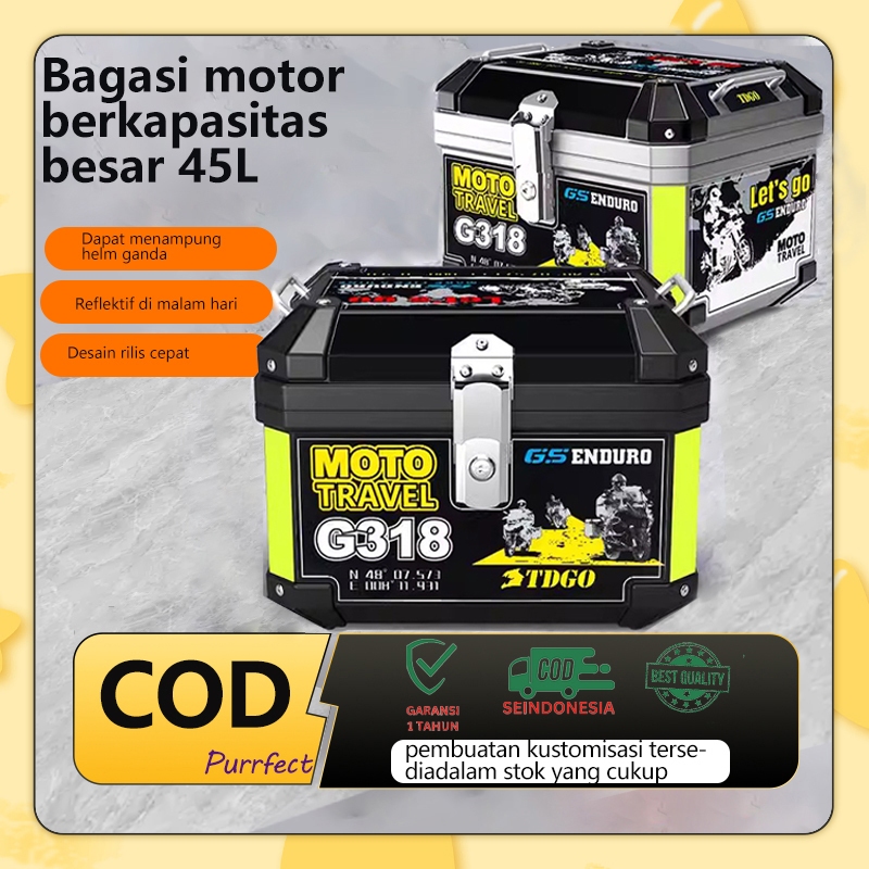 Jual Box Motor Box Belakang Motor Kapasitas Tas Motor Tailbag/box motor ...