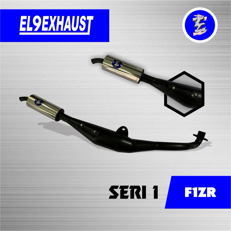 Jual Knalpot fizr/fiz/f1zr/force1 standar racing hitam tameng EL9 | Shopee Indonesia