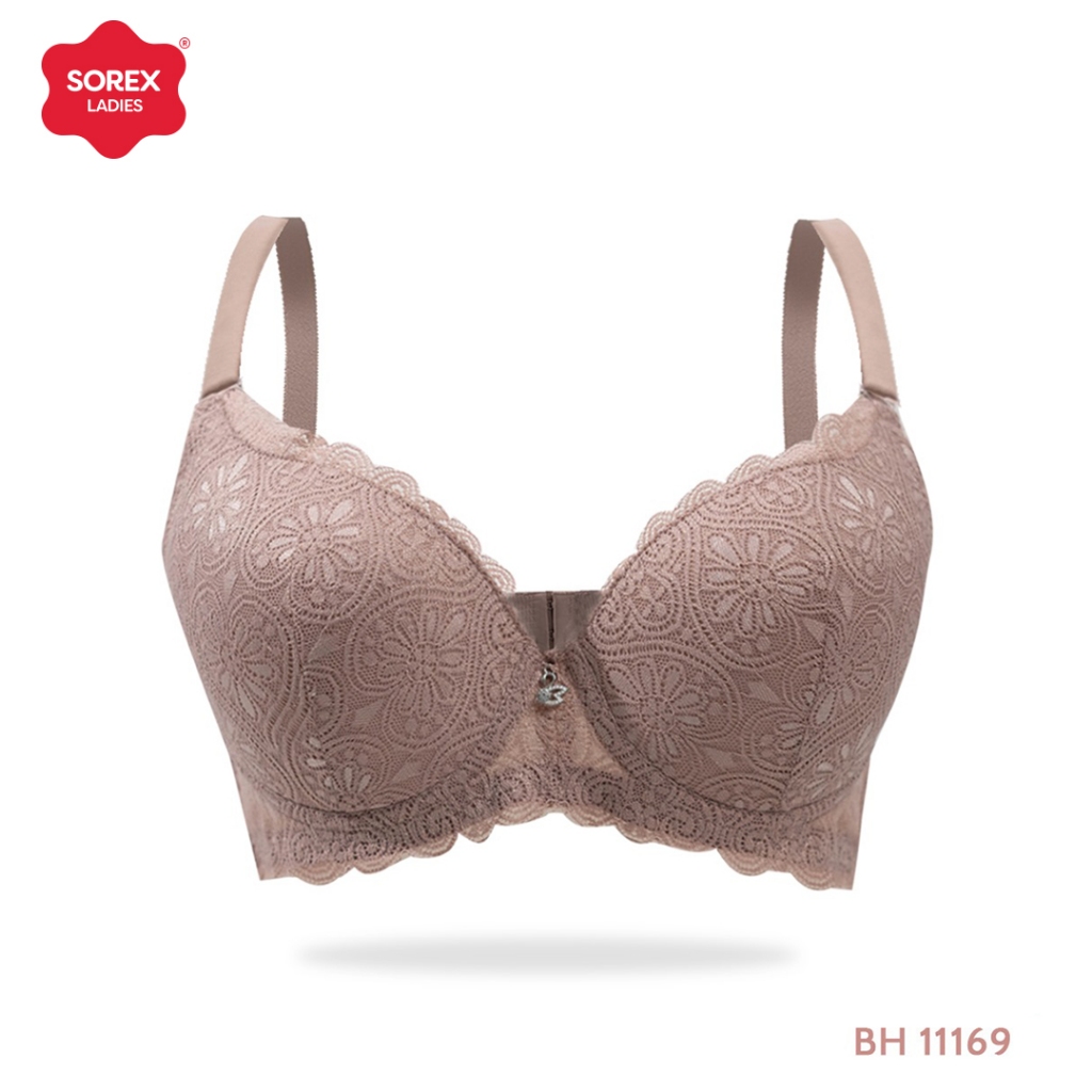 Jual Sorex Bra Kawat Busa Sedang Kait 3 Cup C Cup 3/4 Brukat Premium BH ...