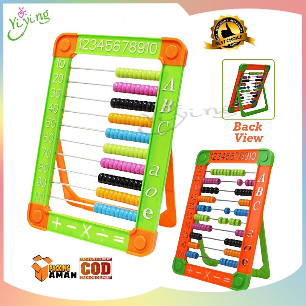 Jual Alat Edukasi/Alat Hitung Matematika/Alat Berhitung Anak/Sempoa ...