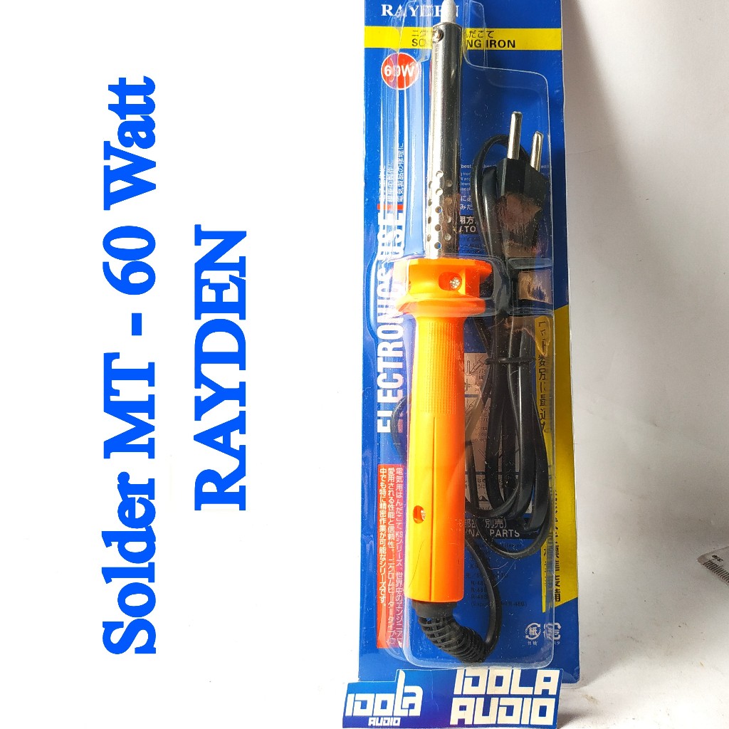 Jual Solder MT - 60 Watt RAYDEN | Soldering Iron Solder 60 Watt ...
