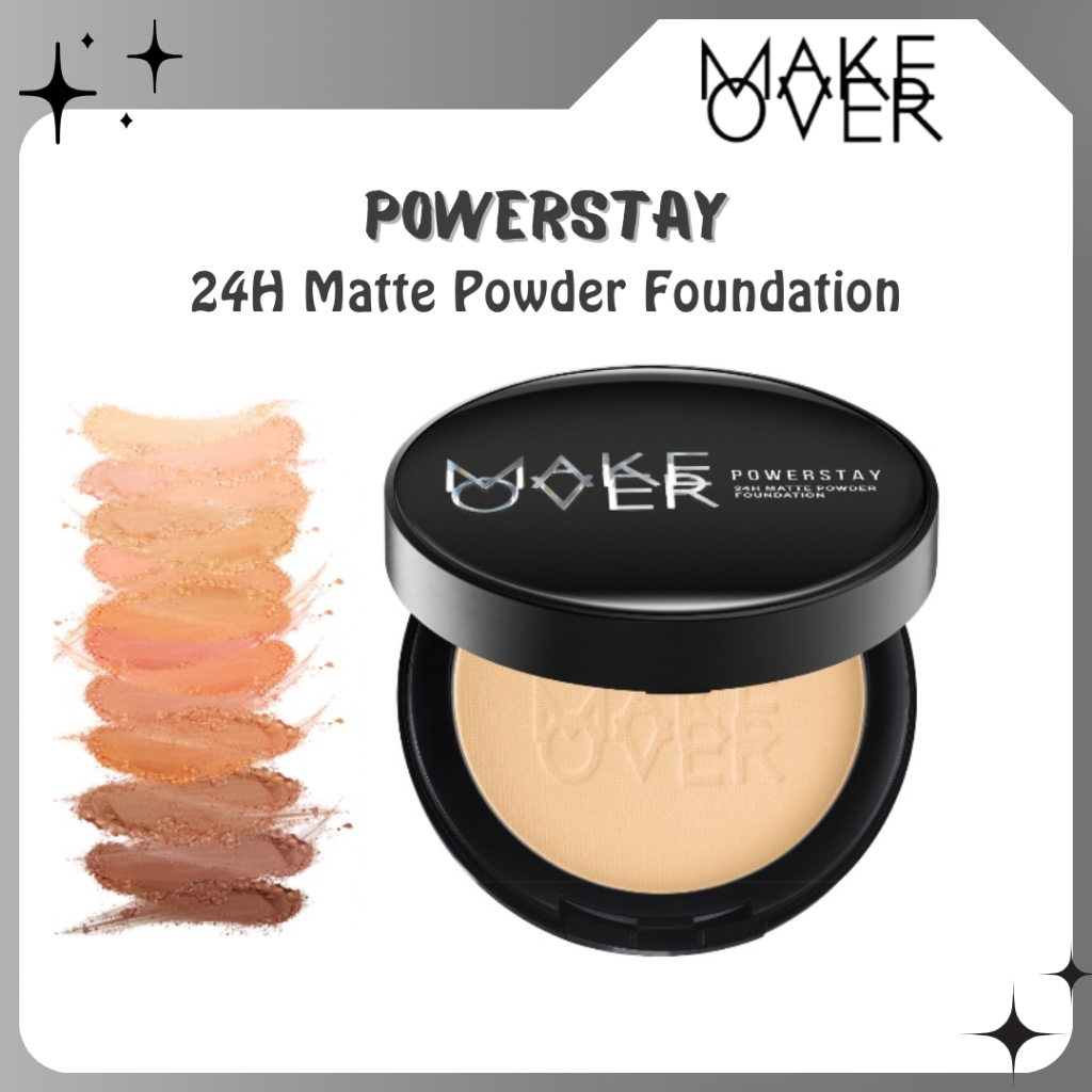 Jual Make Over Powerstay 24H Matte Powder Foundation 10g/Oil Control ...