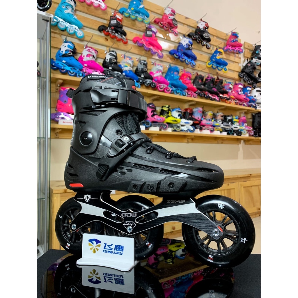 Jual Sepatu Roda Inline Skate Flying Eagle F110X Black | Shopee Indonesia