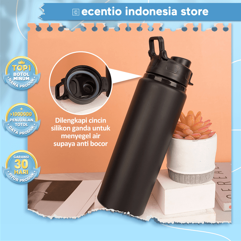 Jual ecentio botol air tumbler olahraga bicycle botol minum Aluminium ...
