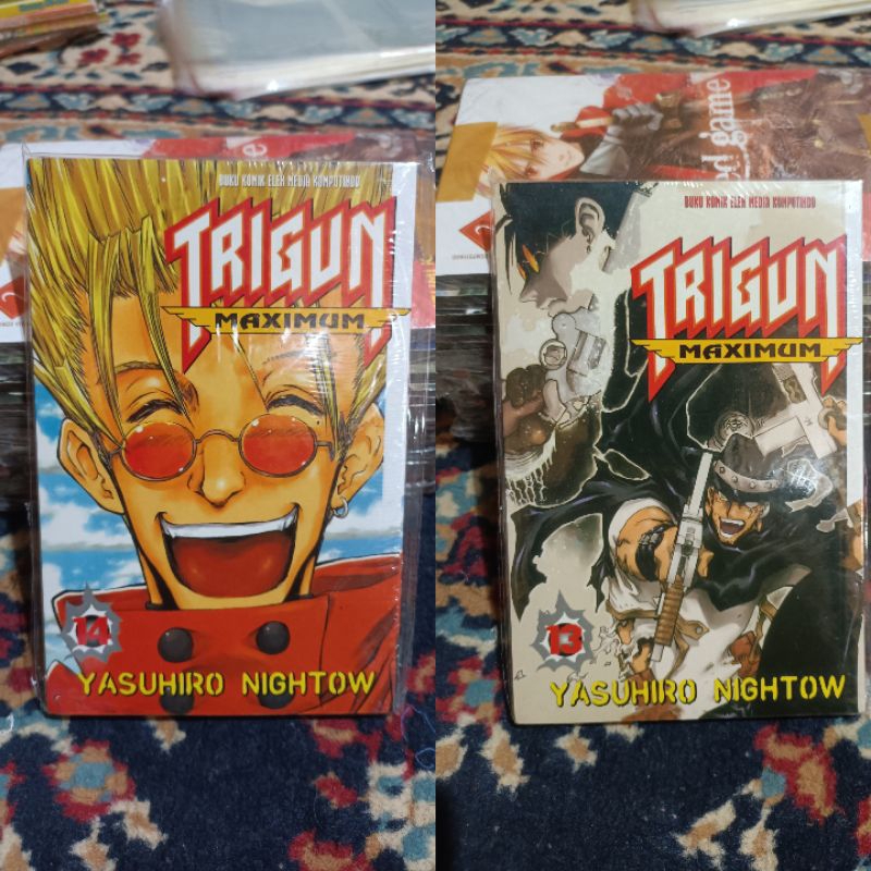 Jual Komik Trigun maximum 13,14 segel / komik trigun maximum vol 13,14 segel | Shopee Indonesia