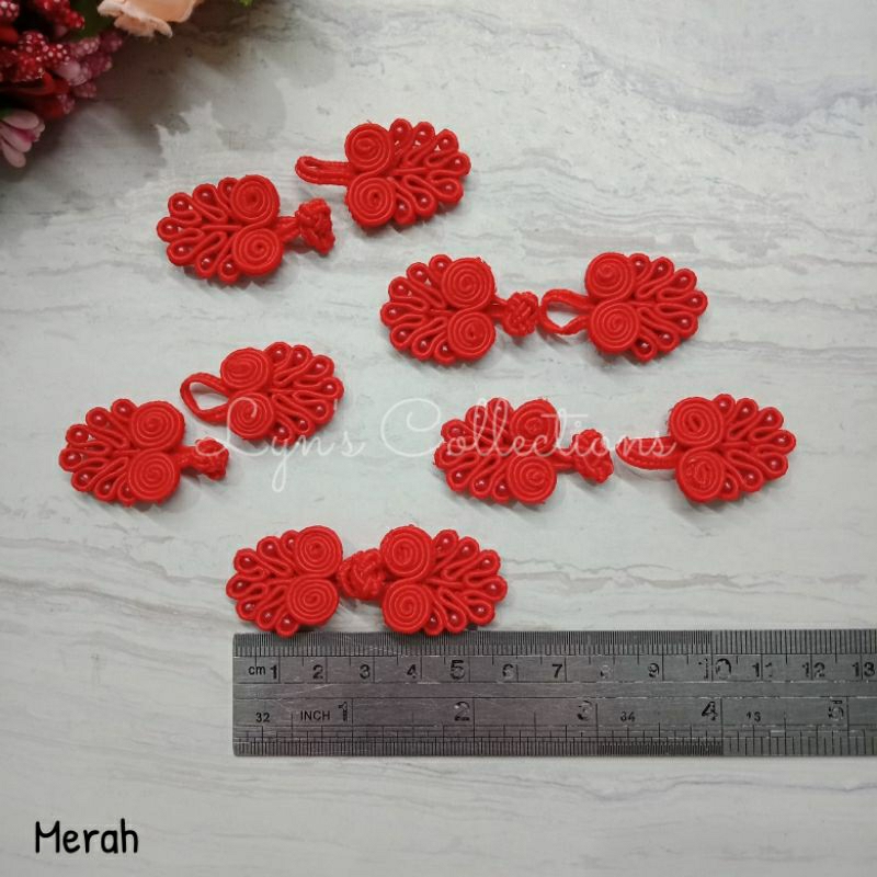 Jual Kancing Shanghai Cheongsam | Kancing Cina (Model A) | Shopee Indonesia