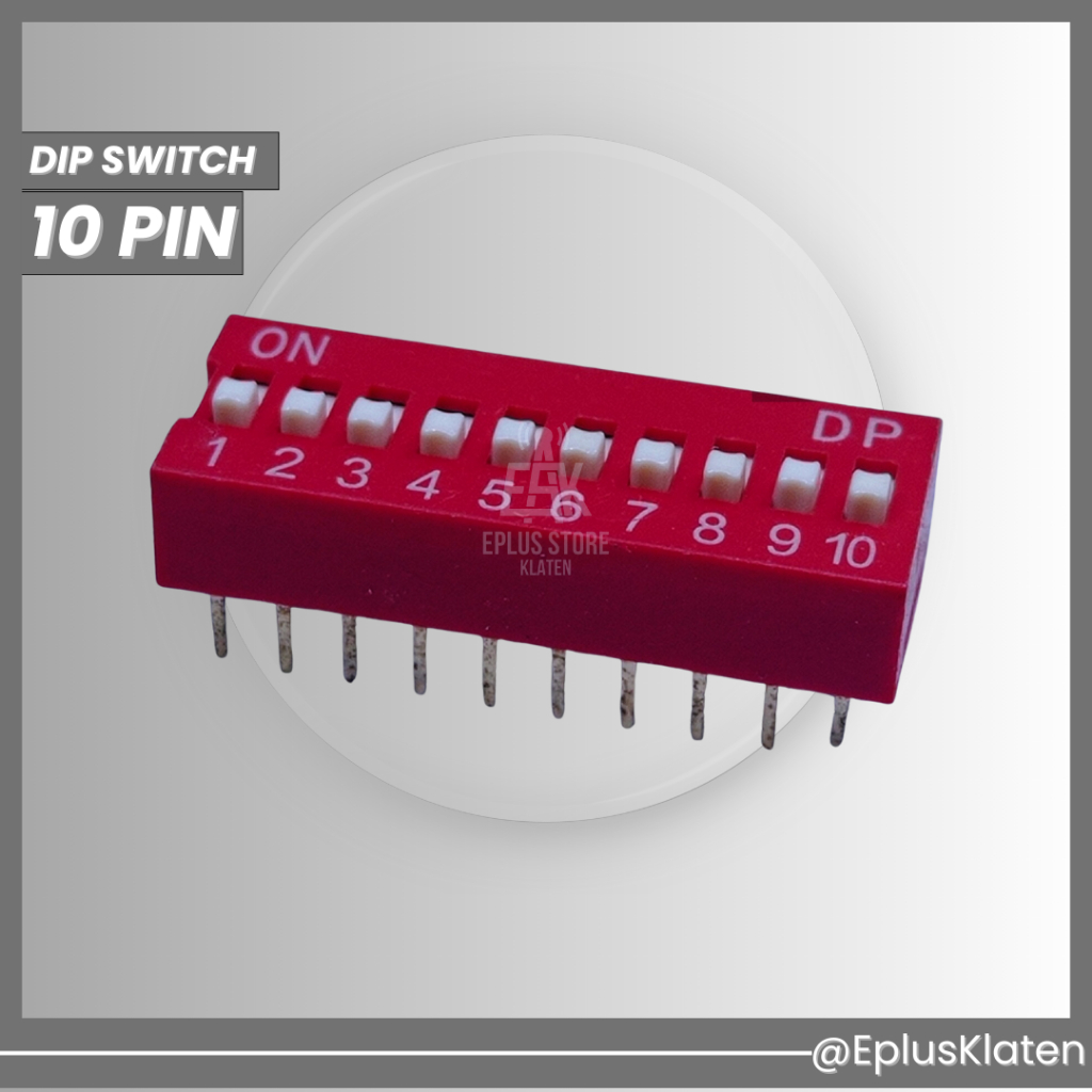 Jual dip switch dipswitch 10p 10pin pll control 10 p 10 pin pll ...