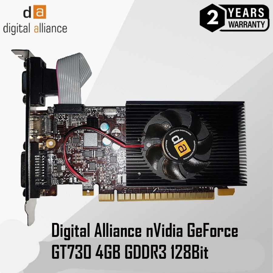 Jual Digital Alliance VGA Card NVIDIA GeForce GT730 4GB GDDR3 128Bit | Shopee Indonesia