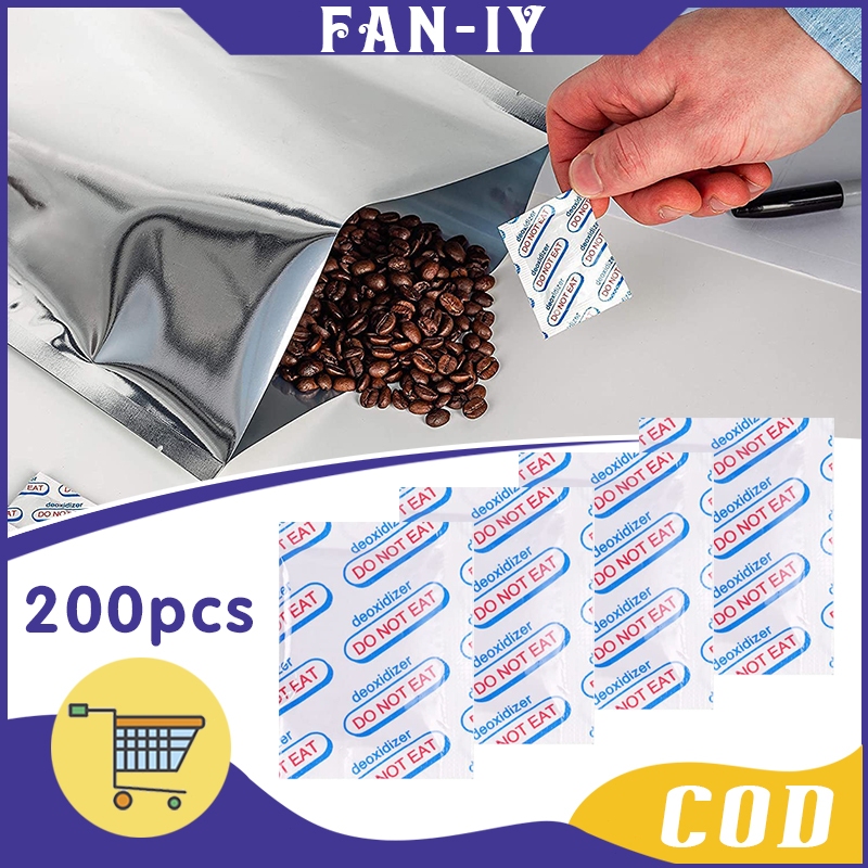 Jual 200Pcs Oxygen Absorber Oksigen Absorber 30cc Pengawet Makanan ...