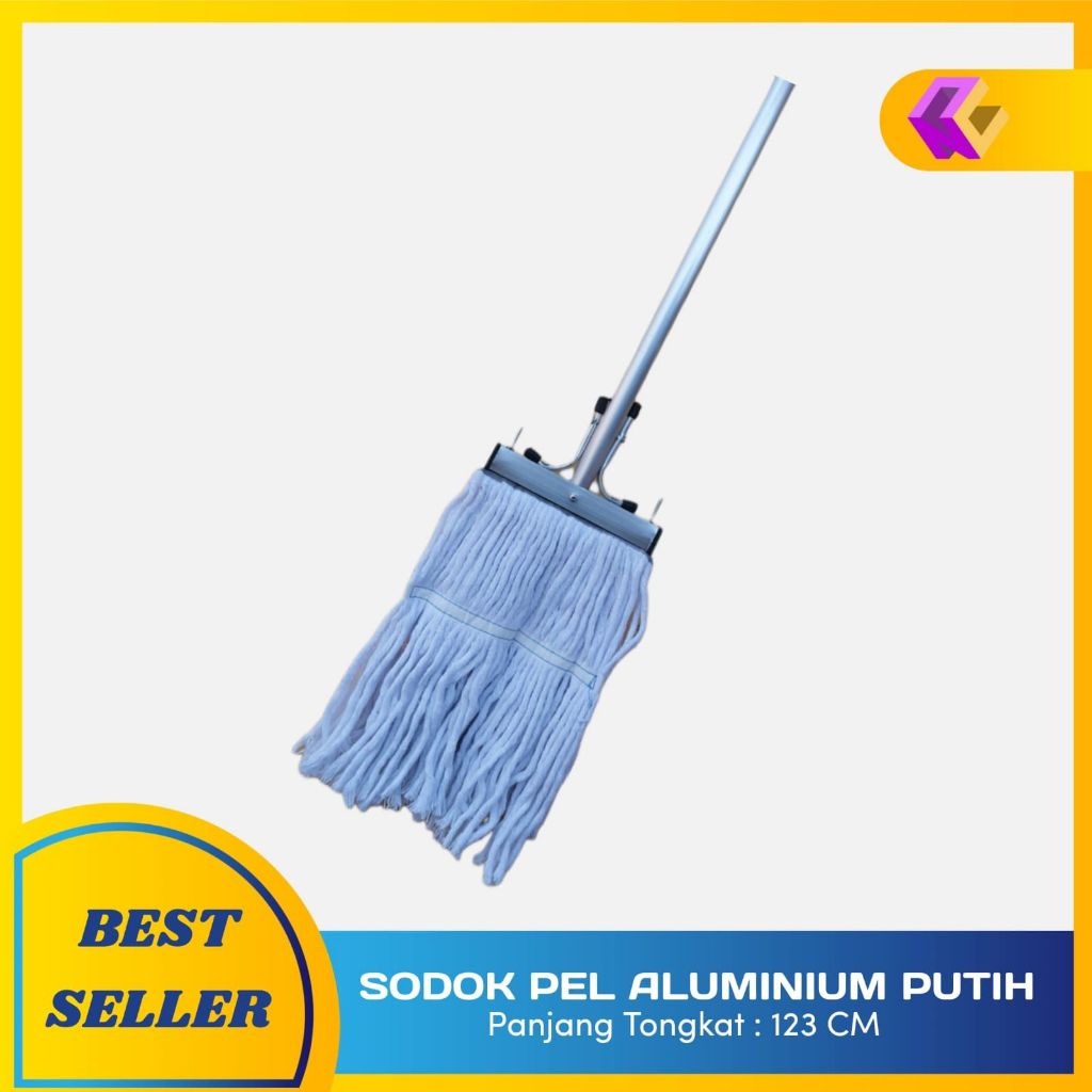 Jual ( OM ) Kain Pel Mop Obor Besi Gagang Aluminium / Pel Lantai Gagang ...