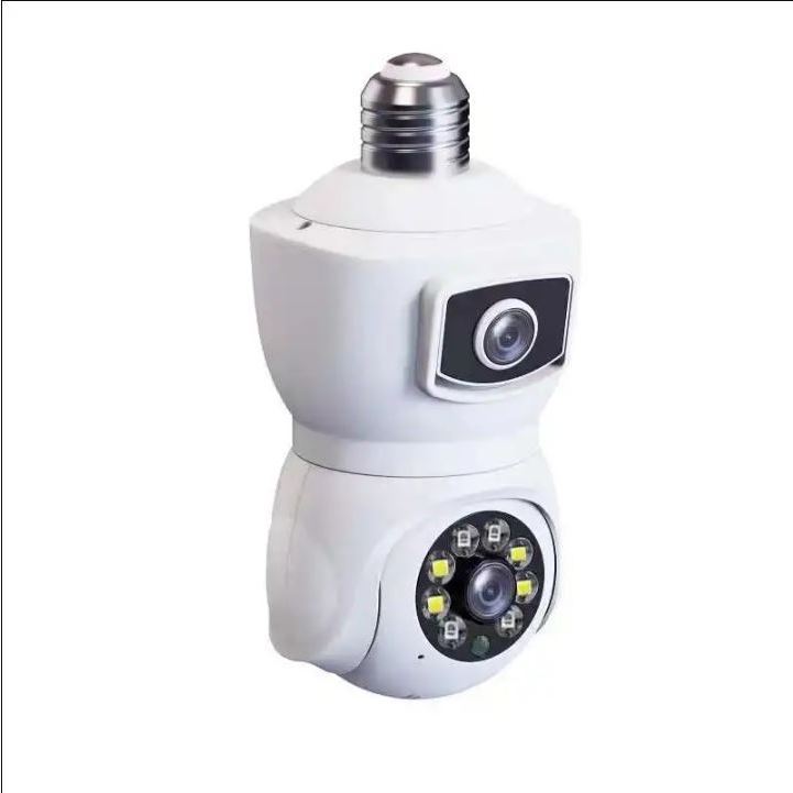 Jual Cctv Wifi IP Cam Bohlam 2 Lensa Full HD 1280P*1080P Night Vision ...