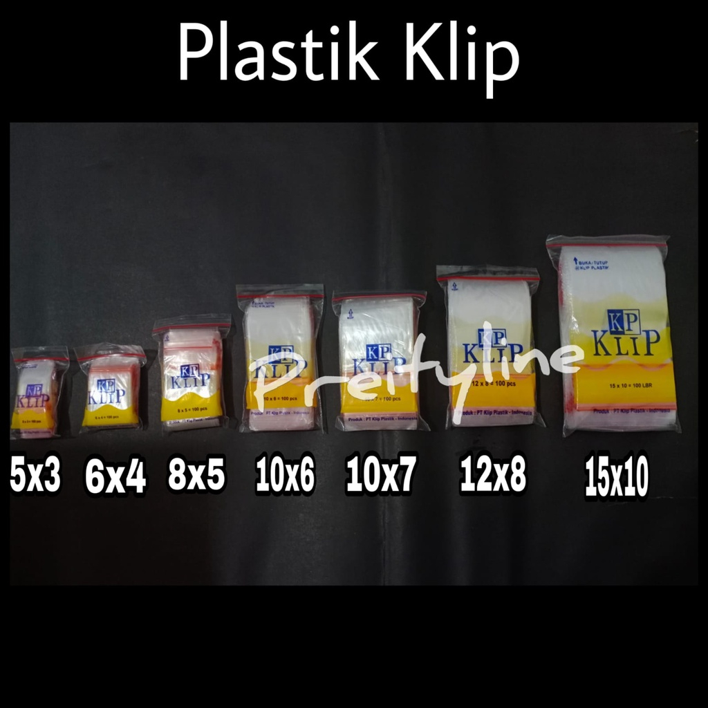 Jual Plastik KLIP (UKURAN KECIL) // Plastik Obat, Plastik Zipper Lock ...