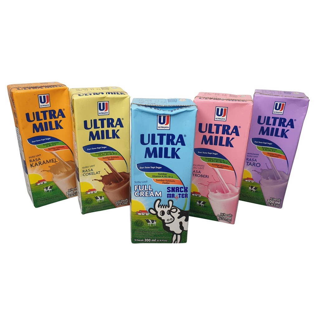 Jual SUSU UHT ULTRA MILK 200ml - ULTRA MILK 250ml UHT ULTRA | Shopee ...