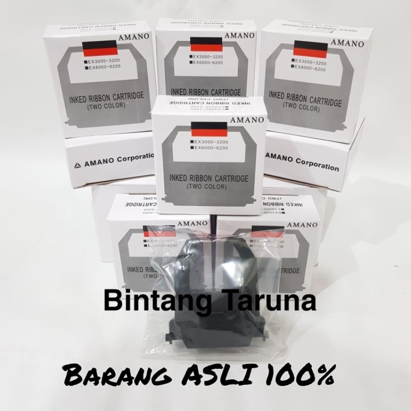 Jual Pita Mesin Absen Amano Pita Mesin Absensi Manual Amano Inked ...