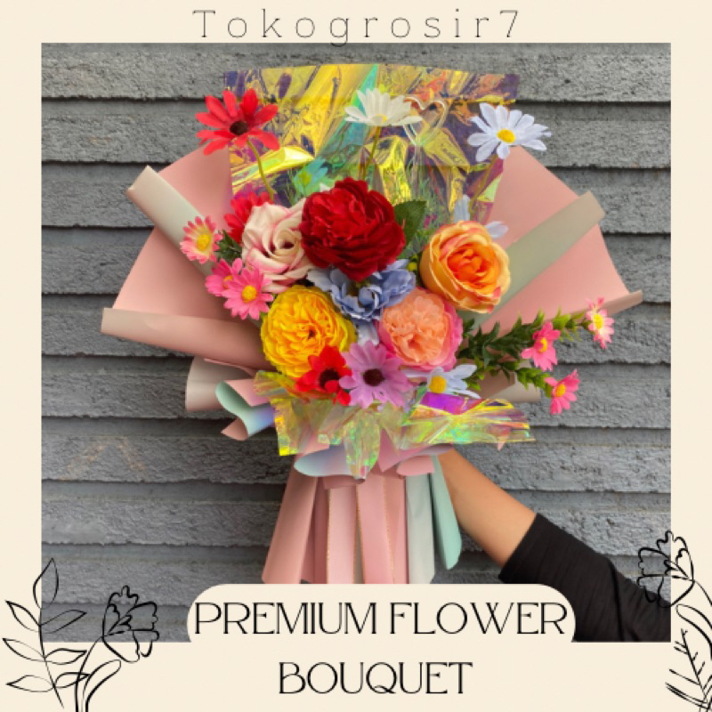 Jual PREMIUM FLOWER BOUQUET BUKET BUNGA PERNIKAHAN / BUKET WISUDA ...