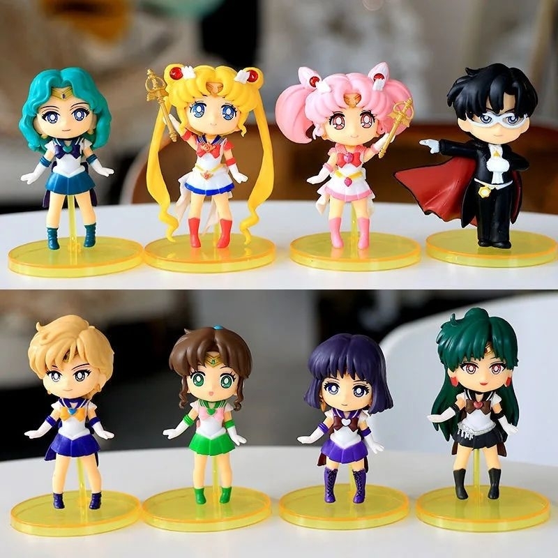 Jual sailormoon sailor moon figure set 8 | Shopee Indonesia