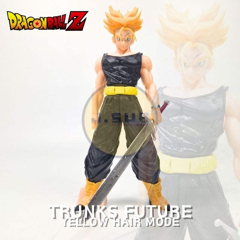 Jual Action Figure Trunks Future Statue Dragonball DBZ Yellow Style ...