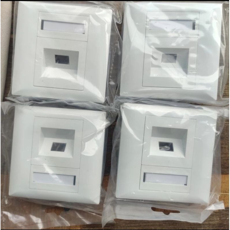 Jual roset tanam/face plate 1 core (kosongan) | Shopee Indonesia