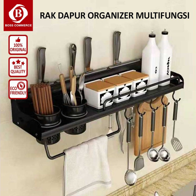 Jual Rak Dapur Organizer Multifungsi Kitchen Storage Rack 57.5cm ...
