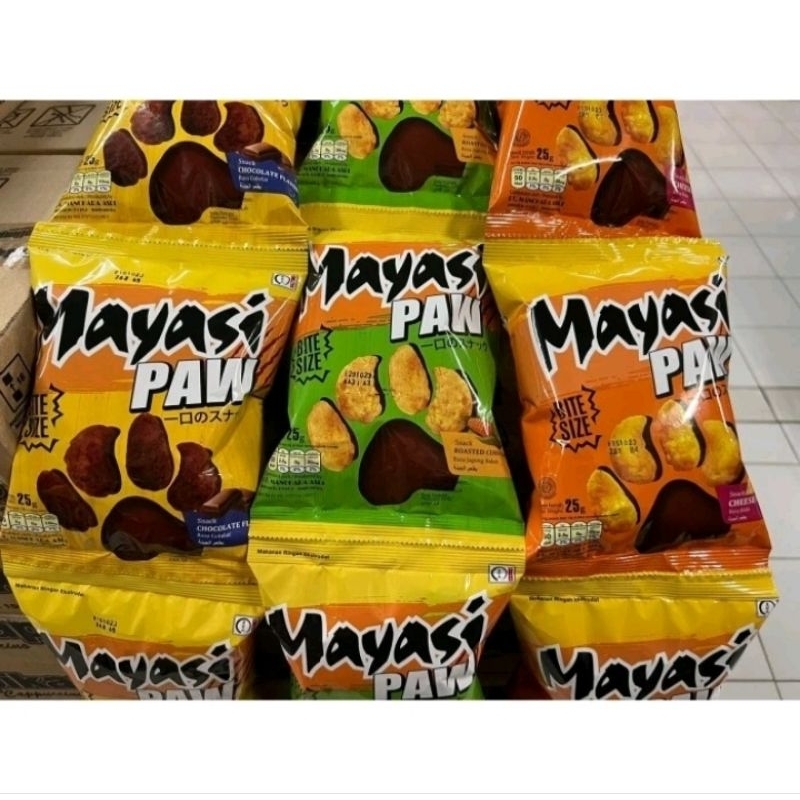 Jual Snack Mayasi Paw Ukuran 25gr 1renceng Isi 10bungkus Shopee Indonesia