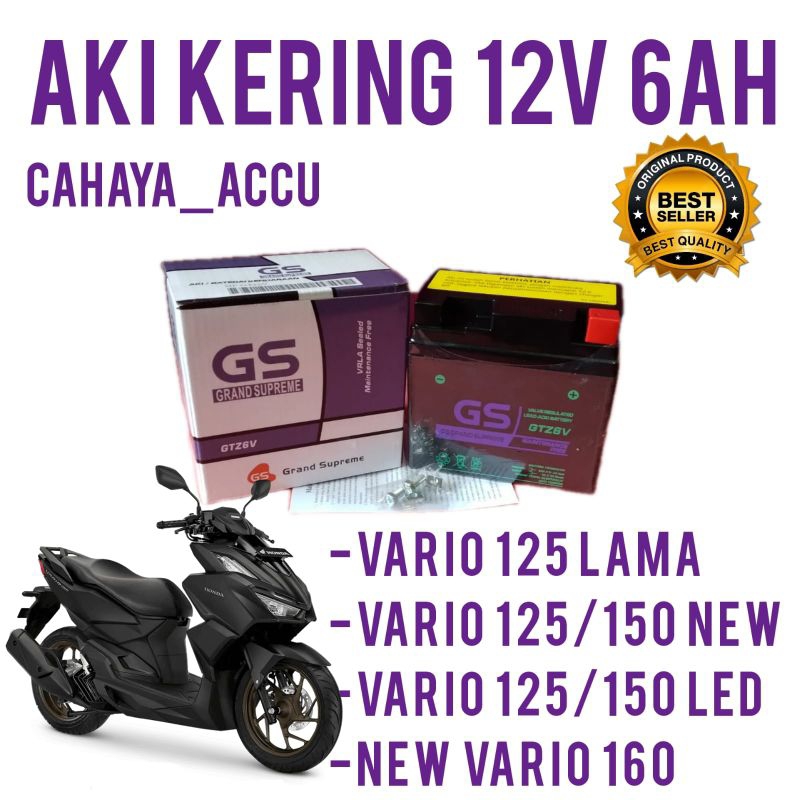Jual AKI MOTOR VARIO 125, VARIO 125 TECHNO, VARIO 150 LED, SATRIA FU, KLX 150, CB 15O, VARIO 160 ...
