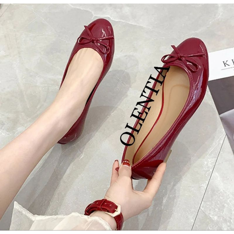 Jual Sepatu wanita Sepatu flat pita Ys 921 | Shopee Indonesia