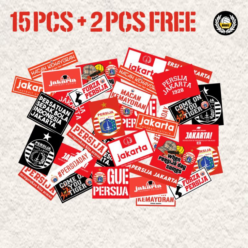 Jual Sticker Pack Persija Jakarta | Shopee Indonesia