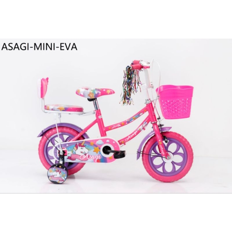 Jual Sepeda mini anak perempuan12 "inch ban busa anti kempes sesuai ...
