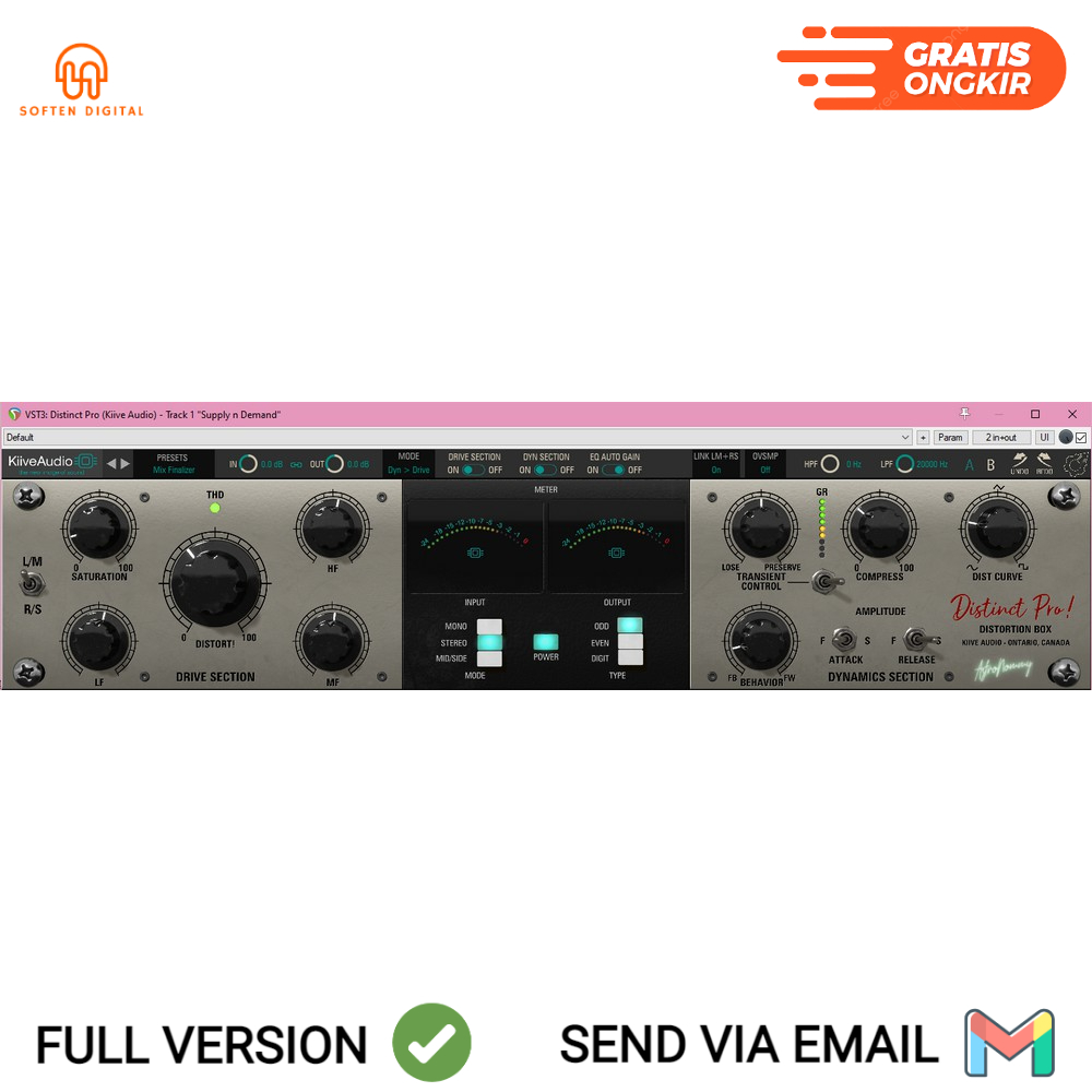 Jual Kiive Audio - Distinct Pro v1 VST Plugin takes everything you know and love from the ...
