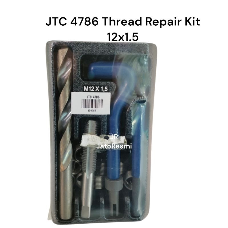 Jual JTC 4786 Thread Repair Kit Set 12x1.5 Recoil Insert Kit Set 12x1.5 ...