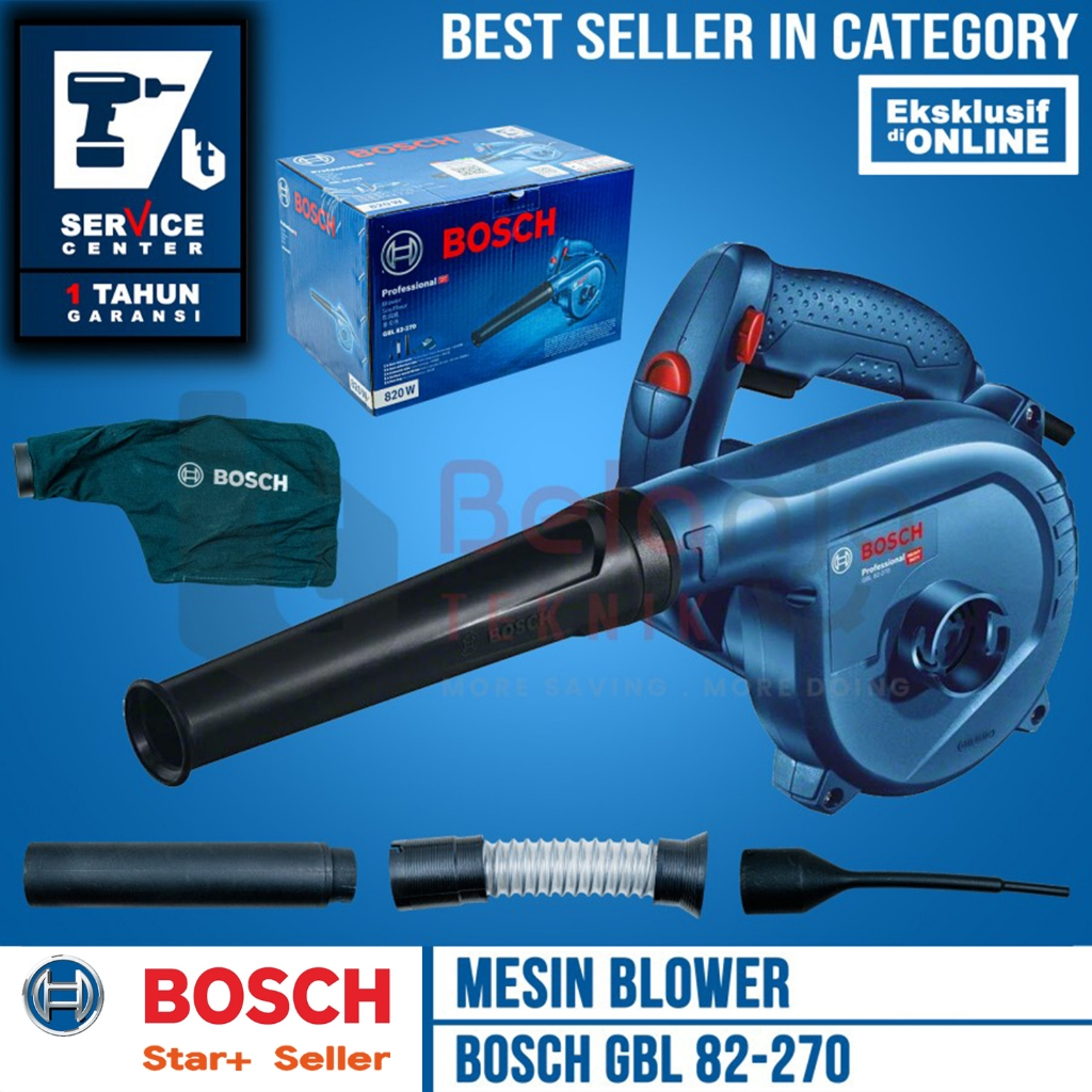 Jual Bosch Blower Tangan Listrik GBL 82-270 Hand Blower dengan Dust ...
