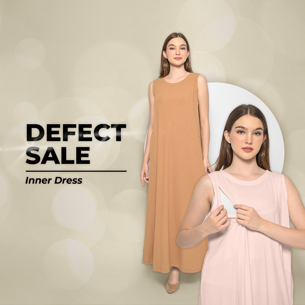 Jual DEFECT SALE - Inner Dress (Daleman Baju Hamil & Menyusui) | Shopee ...