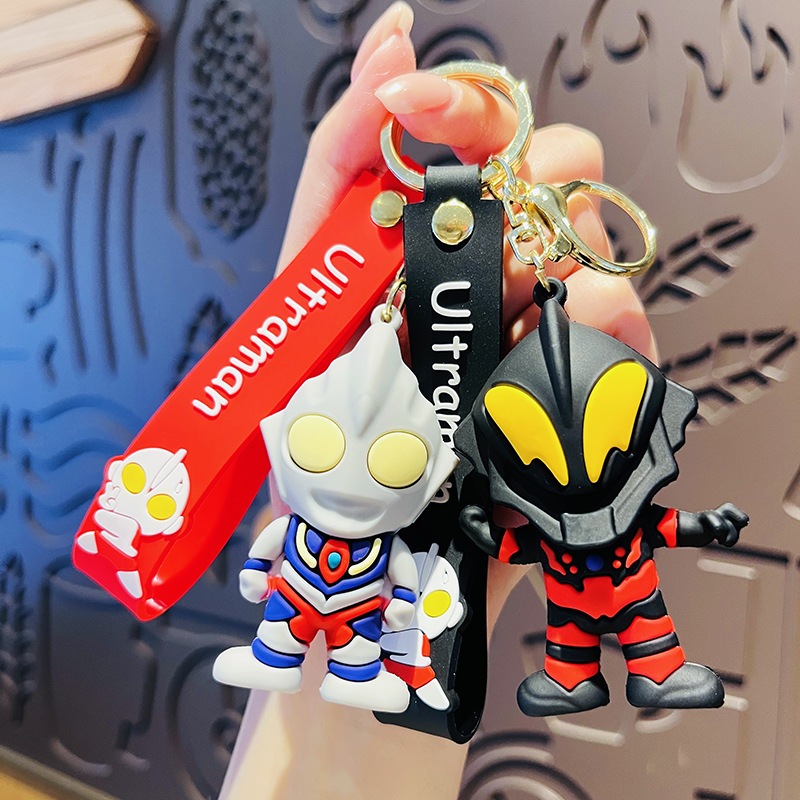 Jual Gantungan Kunci Ultraman Keychain Ultraman Cartoon Gantungan Kunci Anak Cute Ultraman ...