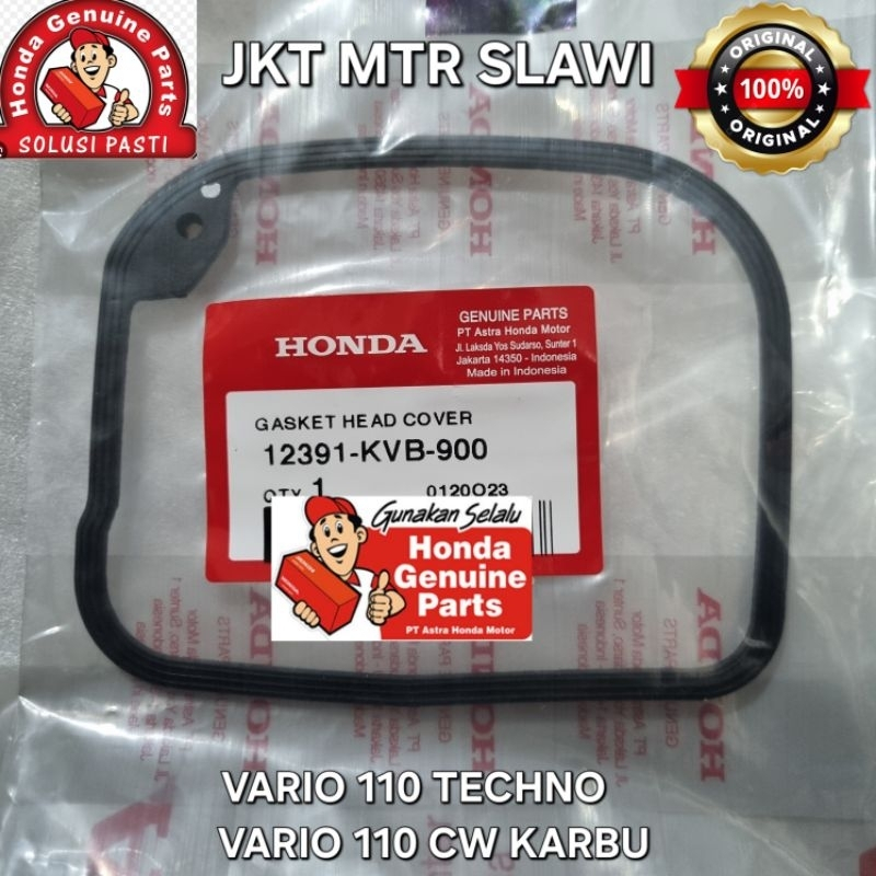 Jual 12391-KVB-900 Gasket head cover karet head oring vario 110 karbu asli honda ahm | Shopee ...
