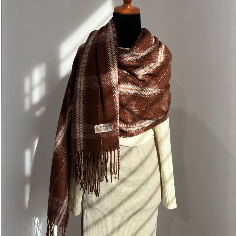 Jual Syal Winter Musim Dingin Korea Scarf Wool Cashmere Immitation ...