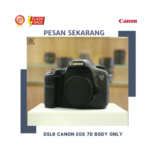 Jual DSLR CANON EOS 7D BODY ONLY | Shopee Indonesia