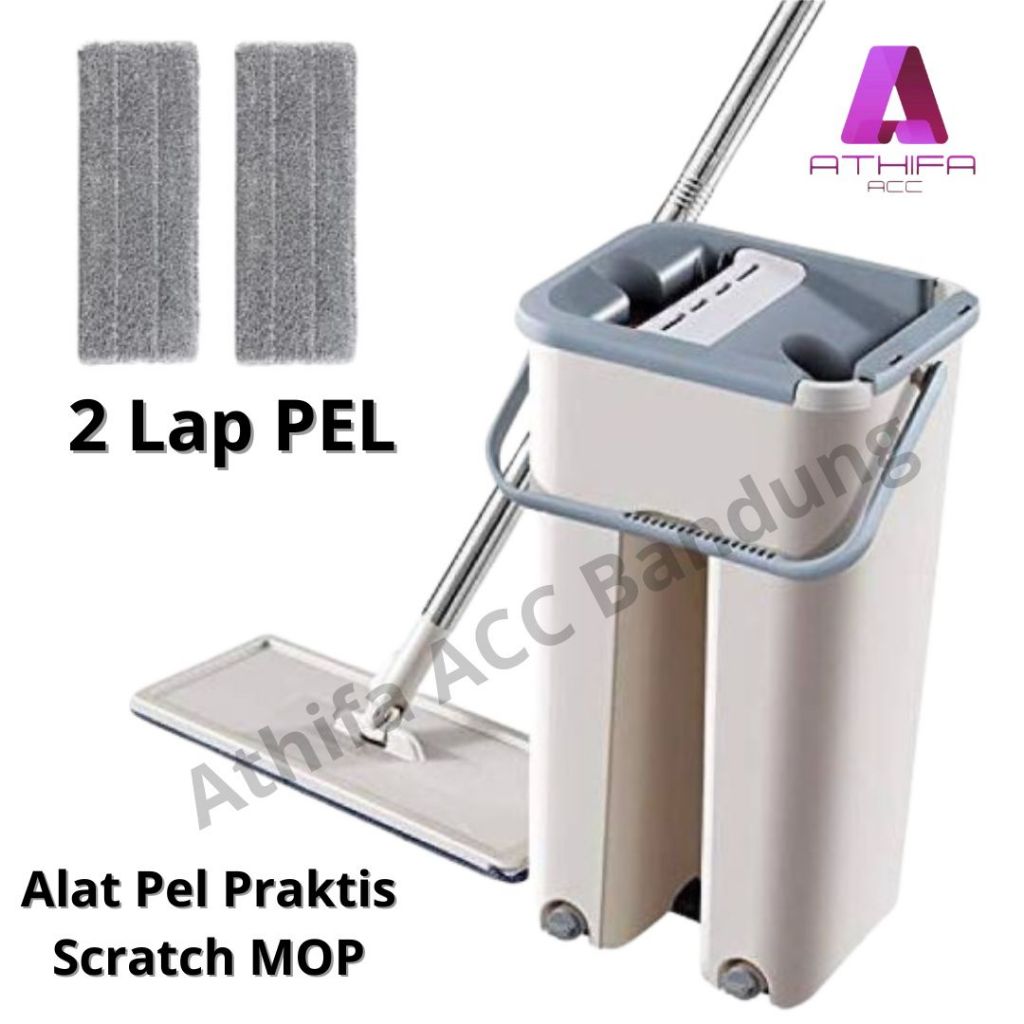 Jual Alat Pel Praktis / Scratch Cleaning Mop | Shopee Indonesia