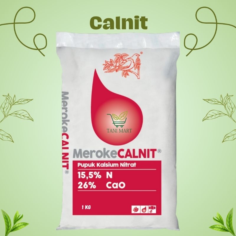 Jual PUPUK MEROKE CALNIT (KALSIUM) HIDROPONIK 1KG (KEMASAN PABRIK ...