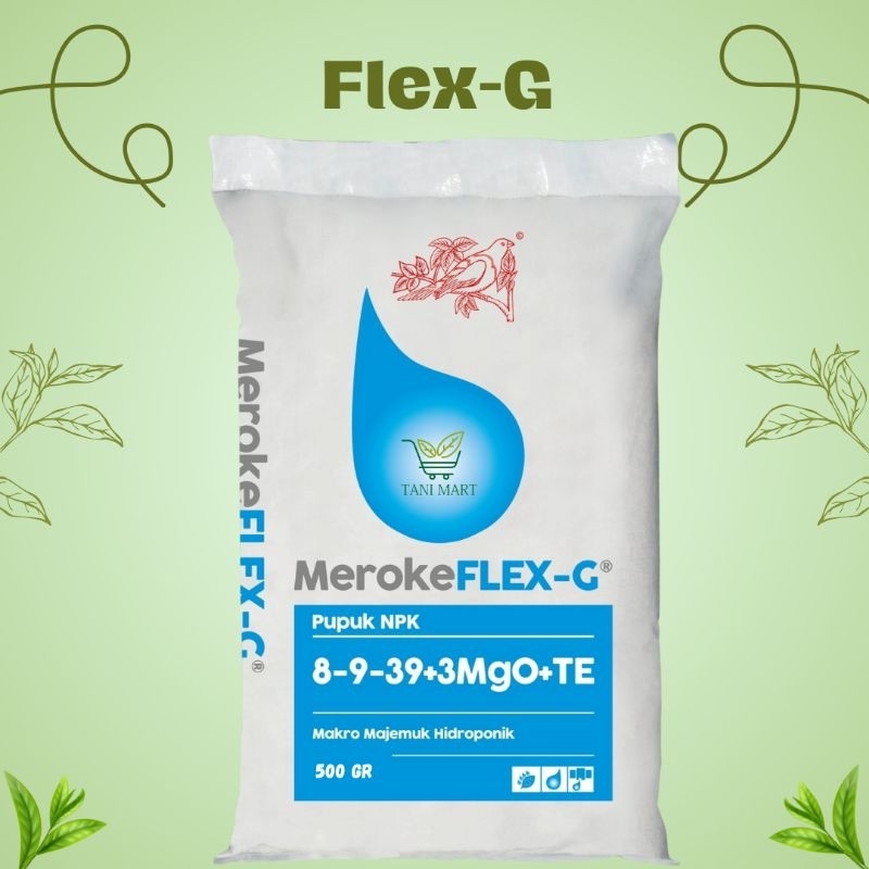 Jual PUPUK MEROKE FLEX-G HIDROPONIK 1KG (KEMASAN PABRIK) | Shopee Indonesia