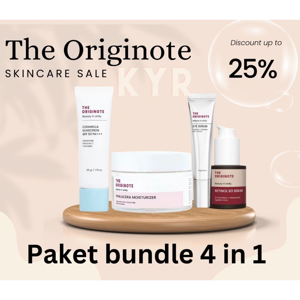 Jual KYR - THE ORIGINOTE Bundle 4in1 Sun screen Moisturizer Eye Serum ...