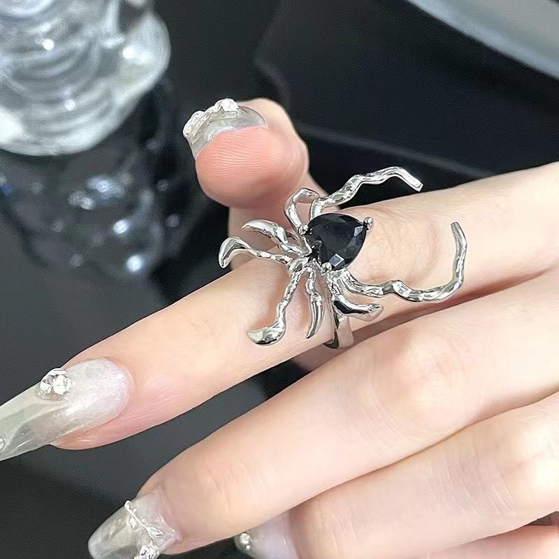 Jual COD ️ Gothic Skull Biker Man Batu Punk Antik Bunga Totem Cincin ...