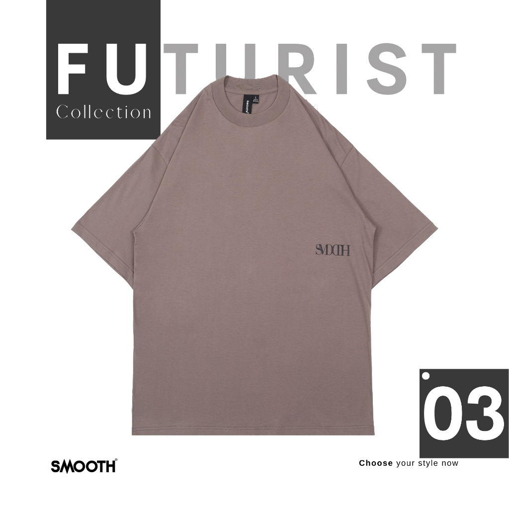 Jual SMOOTH BASIC Futurist Series Oversized Tshirt- Spectre T's Grey ...